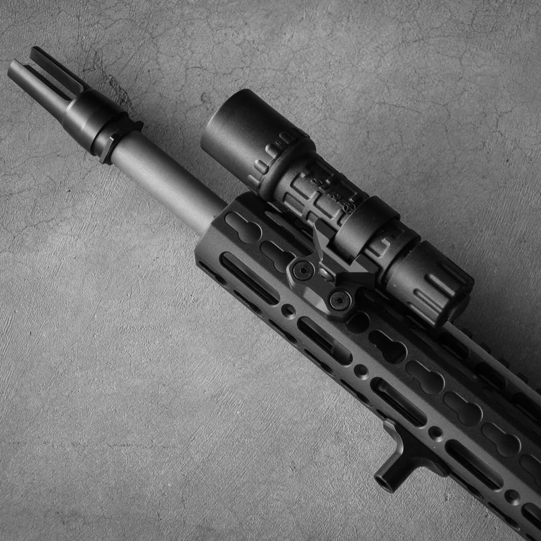 Arisaka Defense Offset KeyMod Flashlight Mount - 1" Ring