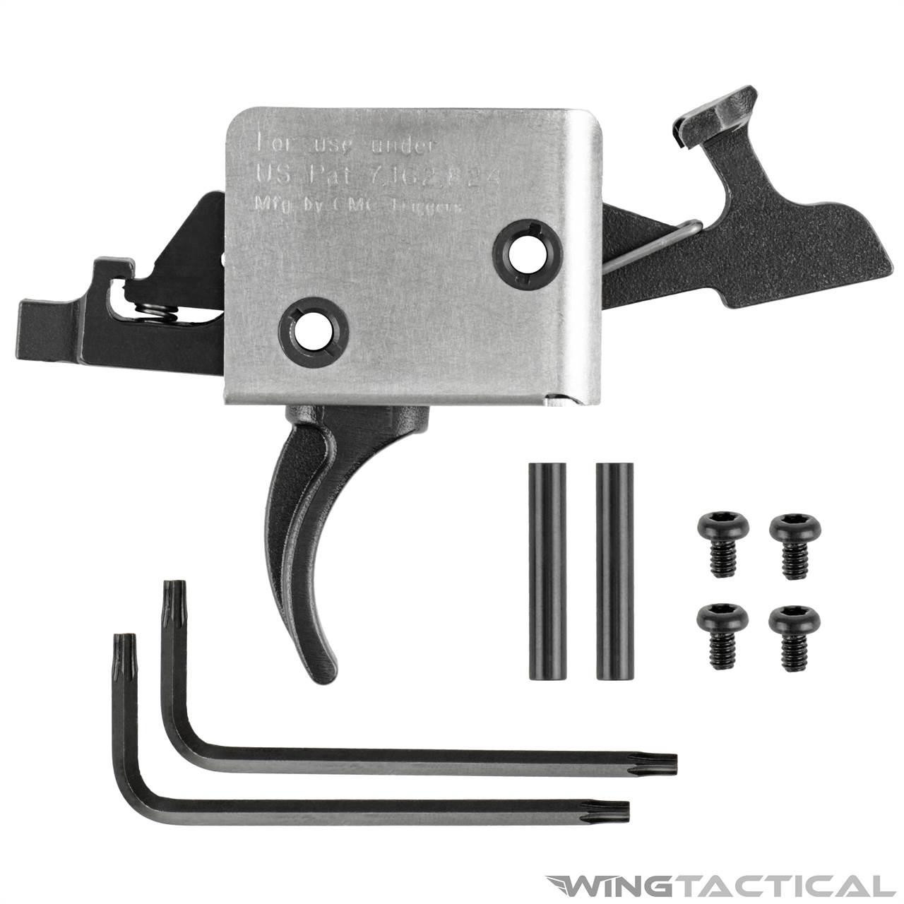 CMC Drop-In AR 2-Stage Trigger Group | CMC Flat Trigger & Curved Style
