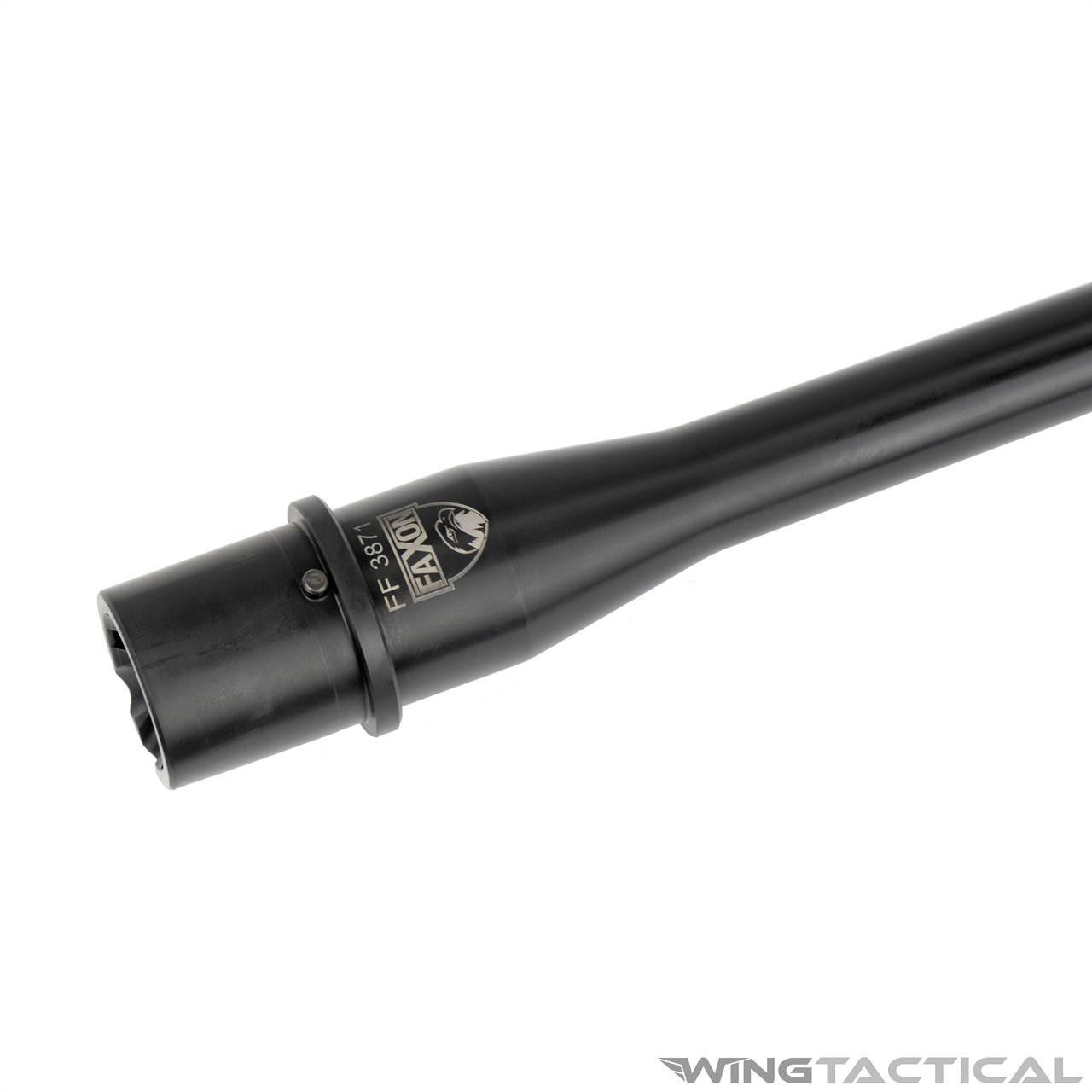 Faxon Firearms 16" 5.56 Pencil Profile Barrel w/ Integral Slim 3-Port Brake