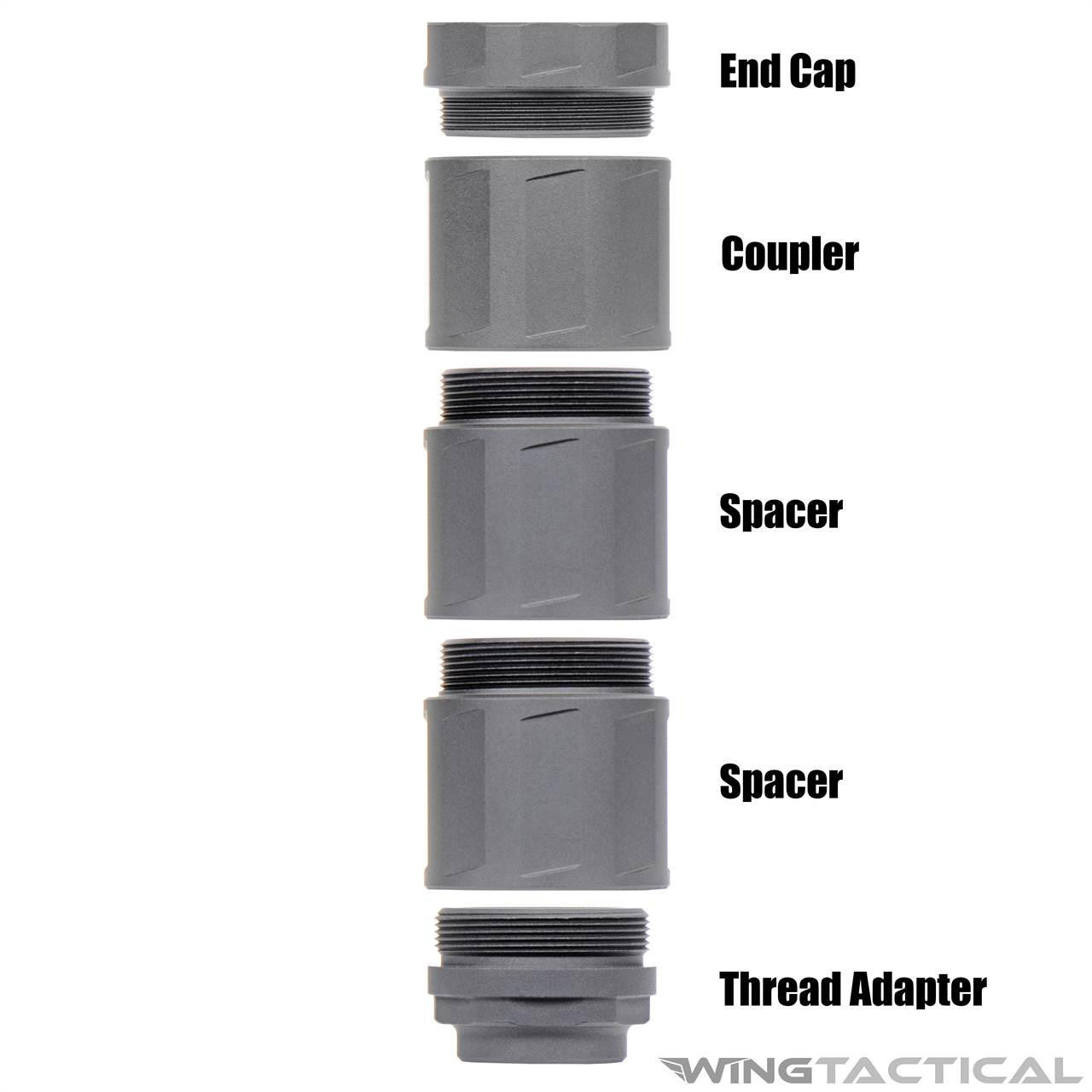 Kaw Valley Precision MACH Modular Linear Comp Spacers | Wing Tactical