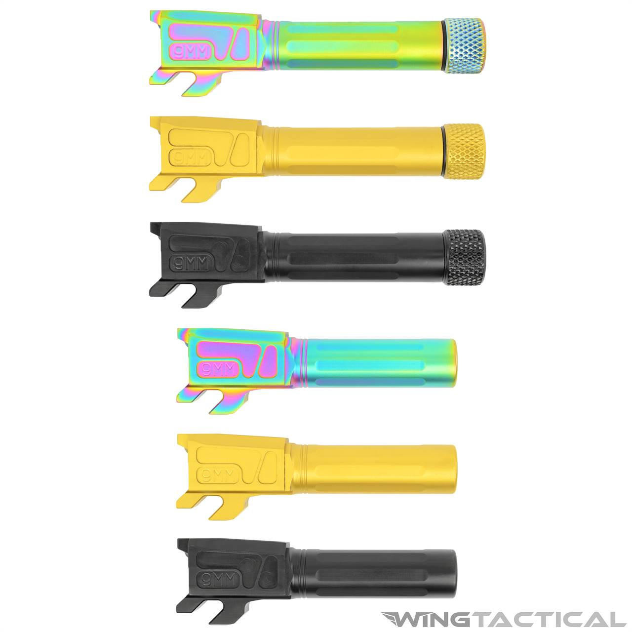 Faxon Firearms Fluted Match 9mm Barrel for M&P Shield | Wing Tactical