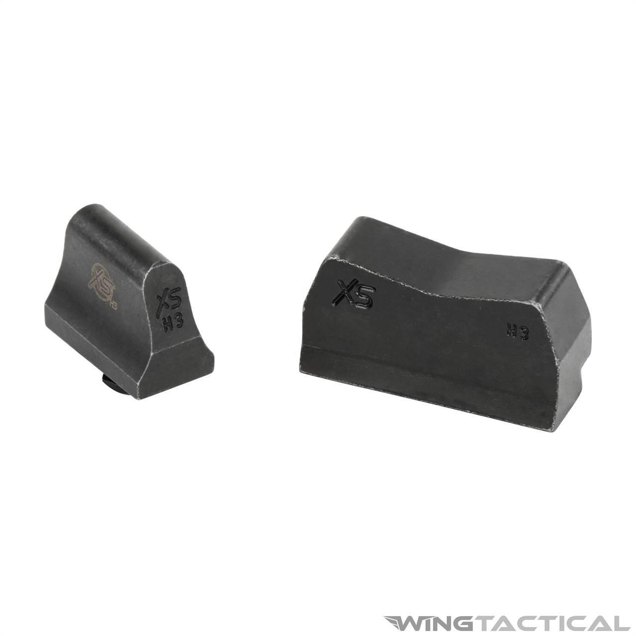 XS Sight Systems Standard Dot Suppressor Night Sights for Glock 17,19 ...