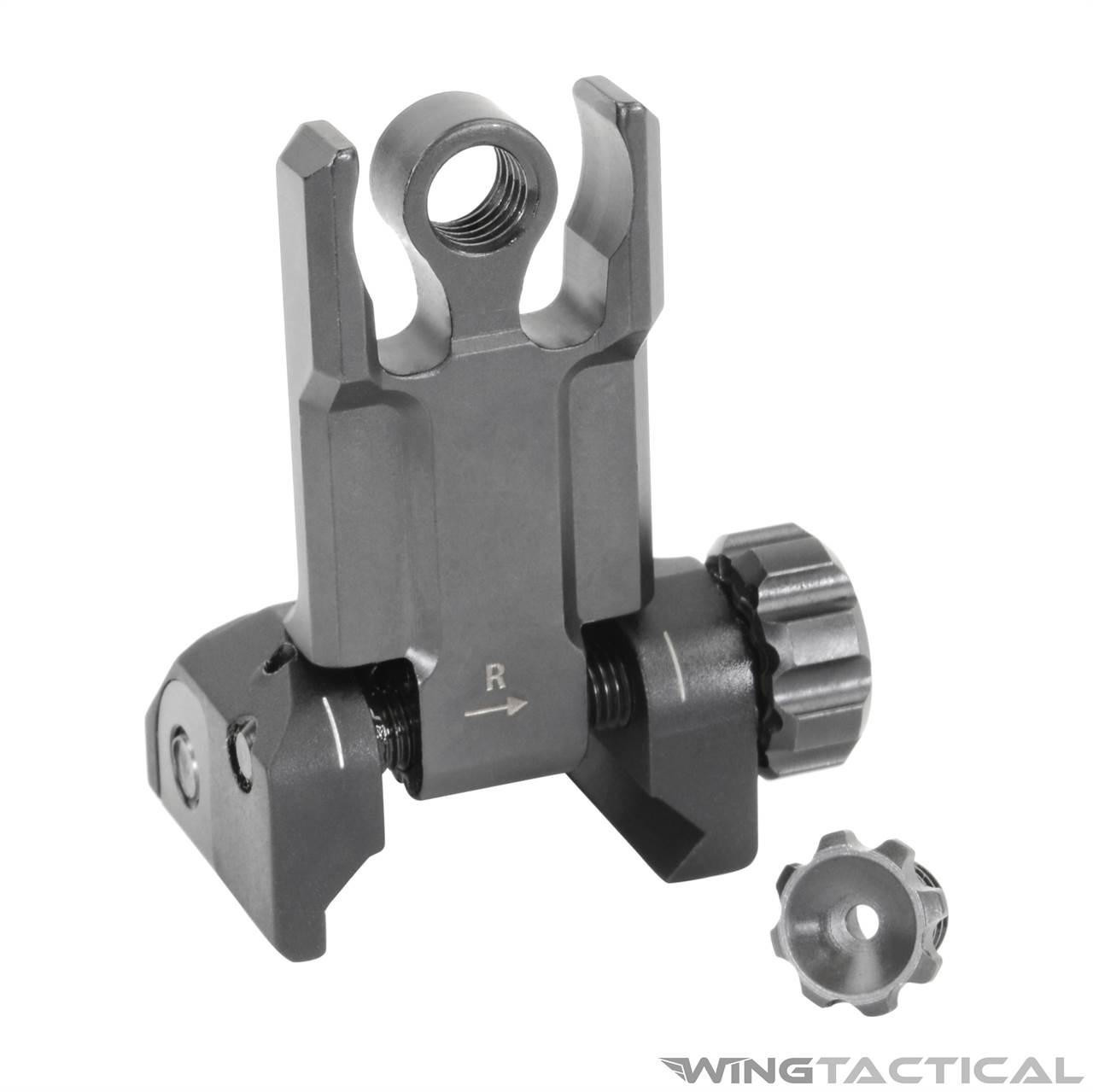 Ultradyne C2 Flip-Up Front and Rear Sight Combo | Wing Tactical