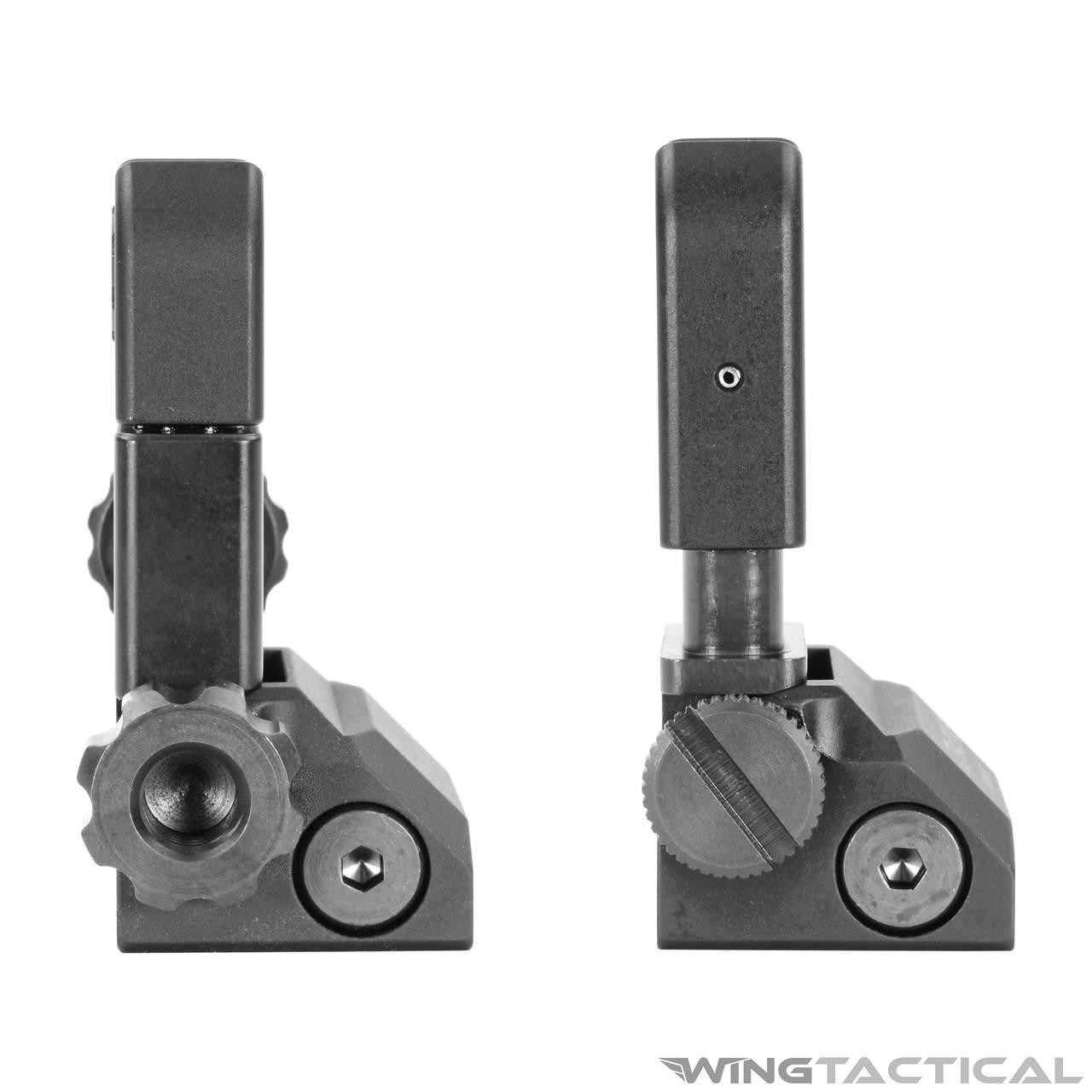 Ultradyne C4 Flip-Up Front and Rear Sights | Wing Tactical