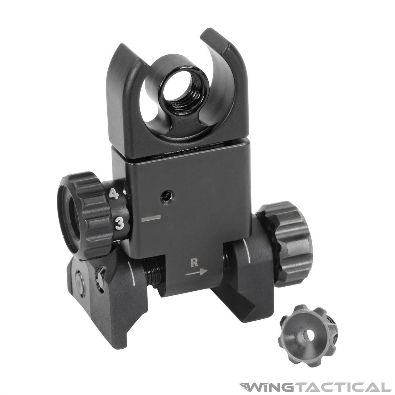 Ultradyne C4 Flip-Up Front and Rear Sights | Wing Tactical