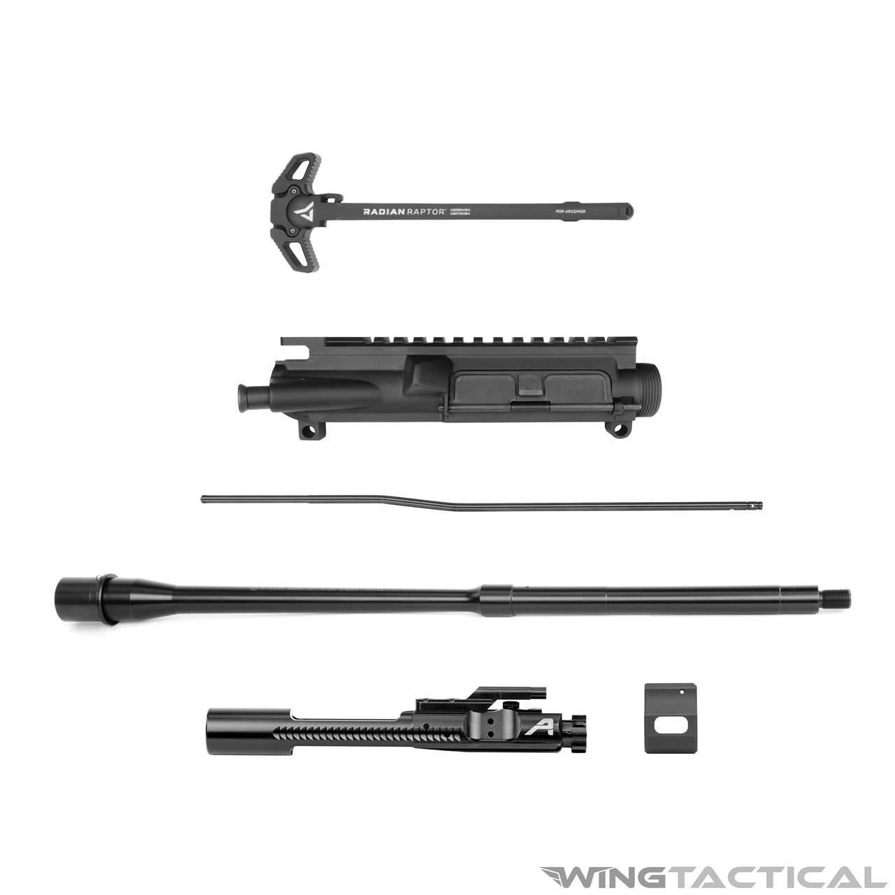 Wing Tactical PREMIUM Upper, Barrel, Gas Block, Charging Handle, BCG ...