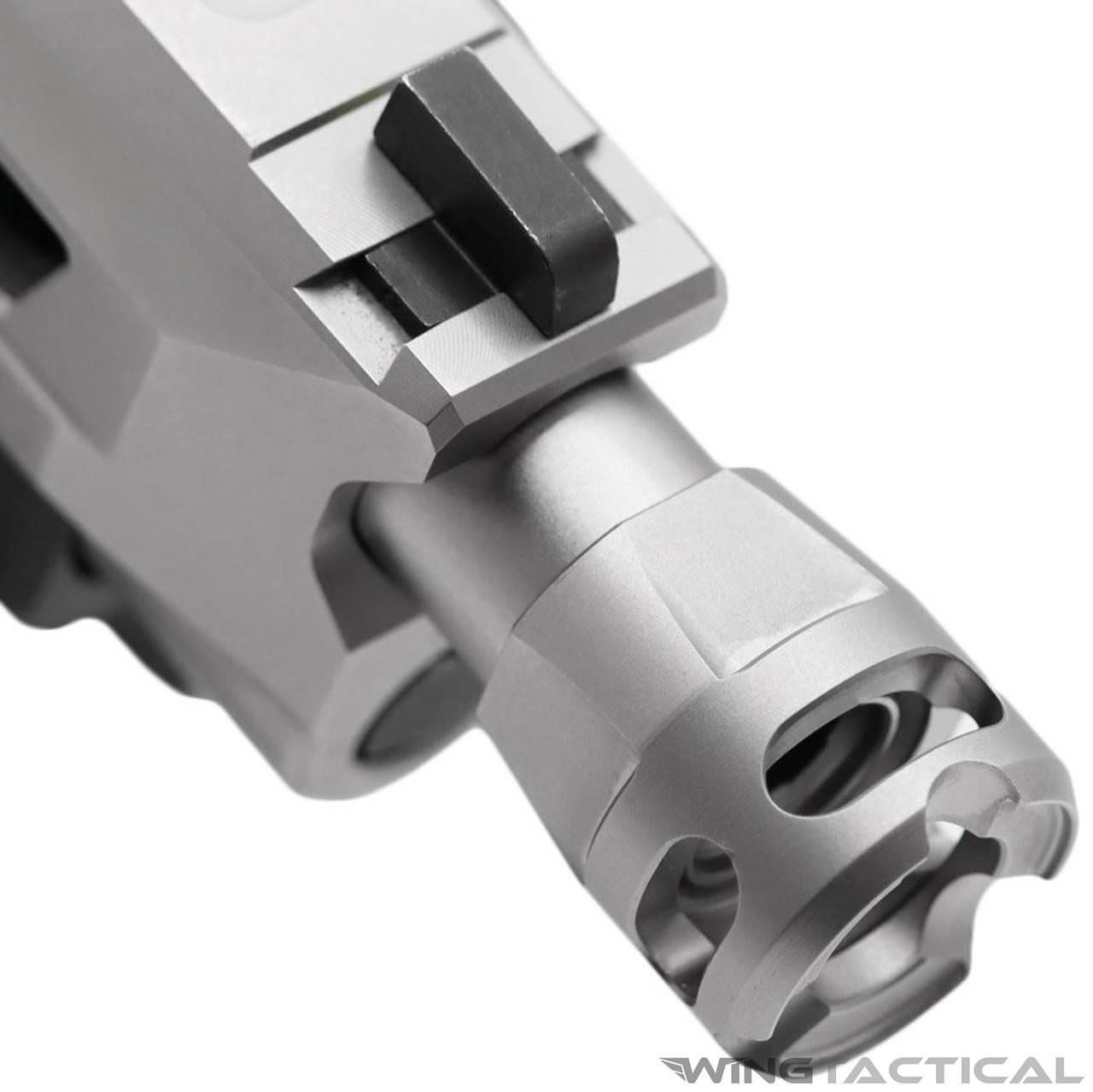 True Precision 9mm Y-Type Micro Compensator (1/2x28) | Wing Tactical
