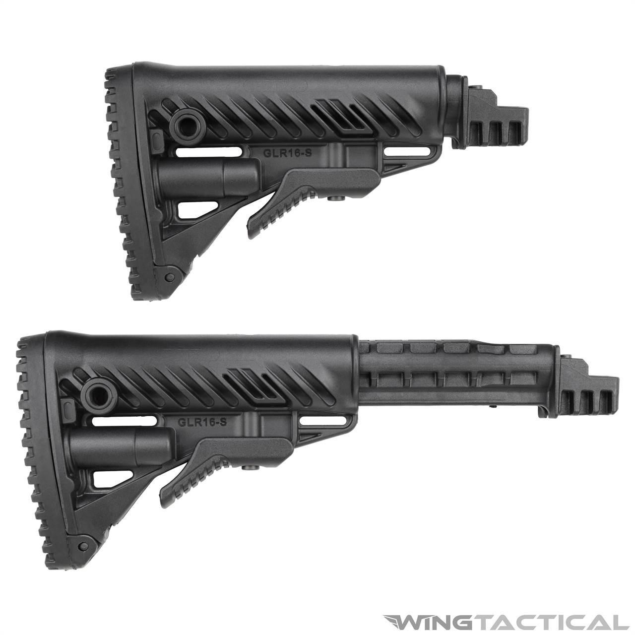FAB Defense Polymer Stamped AK Collapsible Stock System