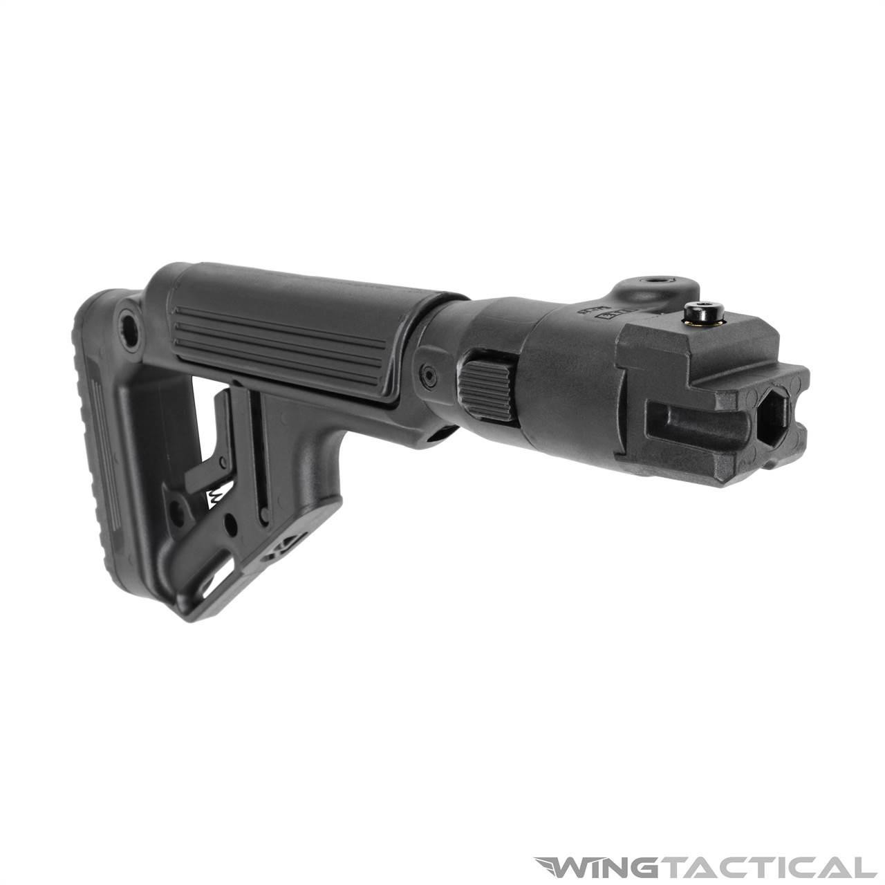 FAB Defense AK/AKM/AKS/AKMS Folding Stock w/ Cheek Riser