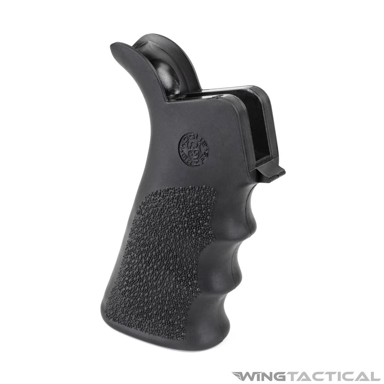 Hogue Overmolded Rubber Beavertail Grip with Finger Grooves