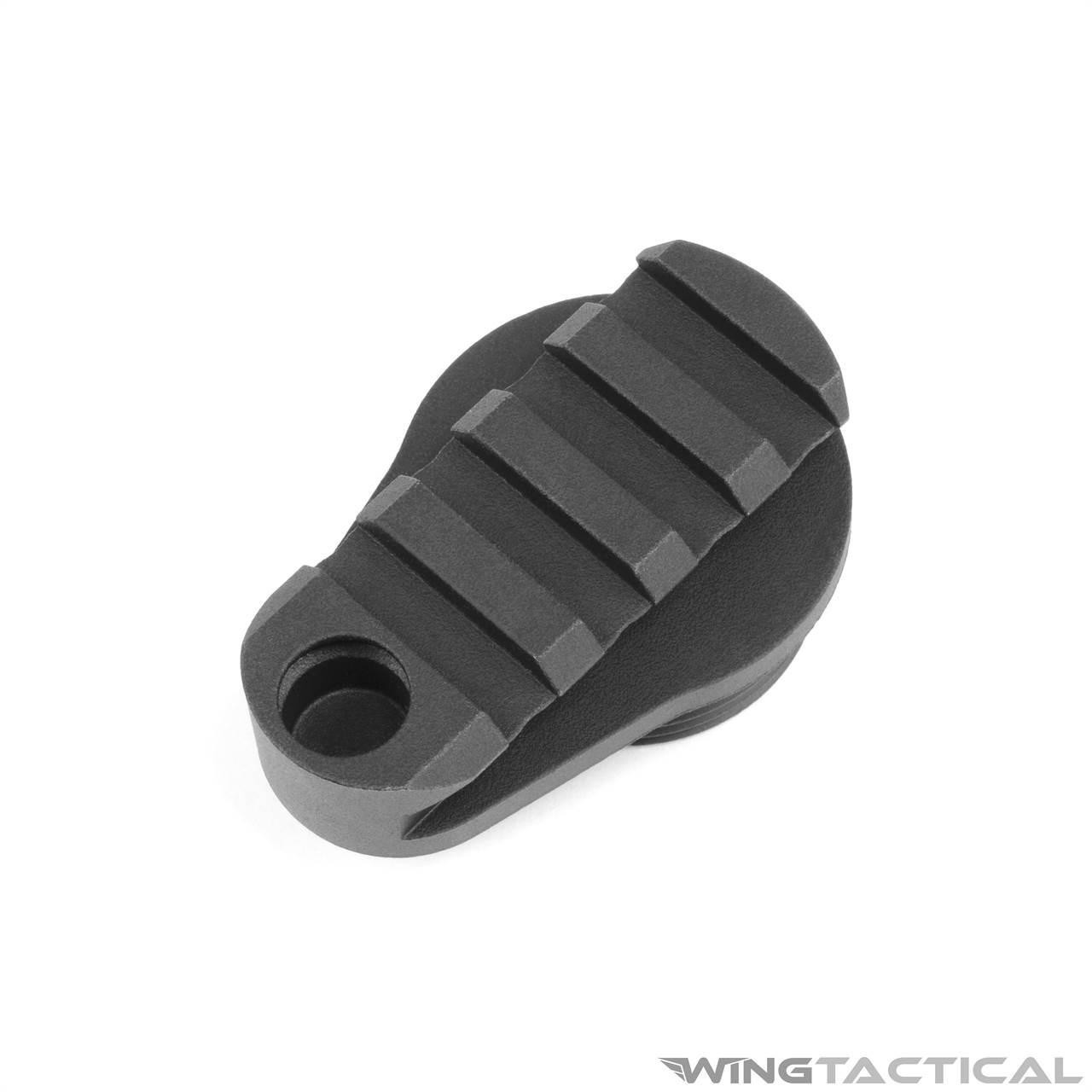 CMMG ZEROED Buffer Tube End Cap with Picatinny Rail Sections