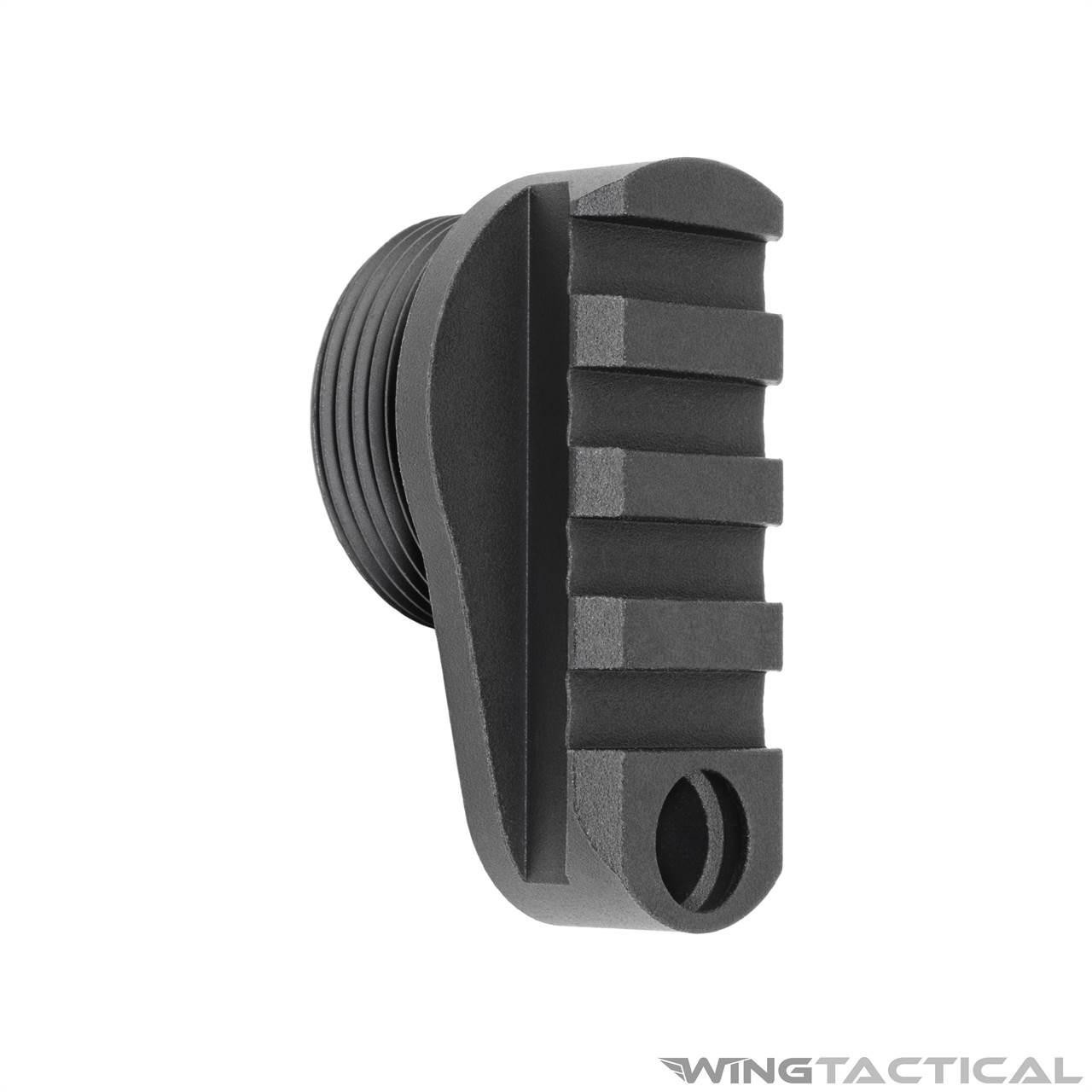 CMMG ZEROED Buffer Tube End Cap with Picatinny Rail Sections