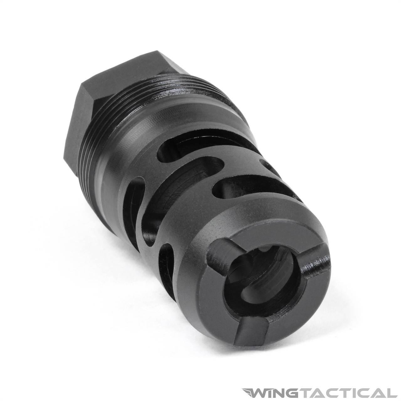 Armaspec 30 Cal. Catacomb Muzzle Brake with Mini-Reactor Blast Shield