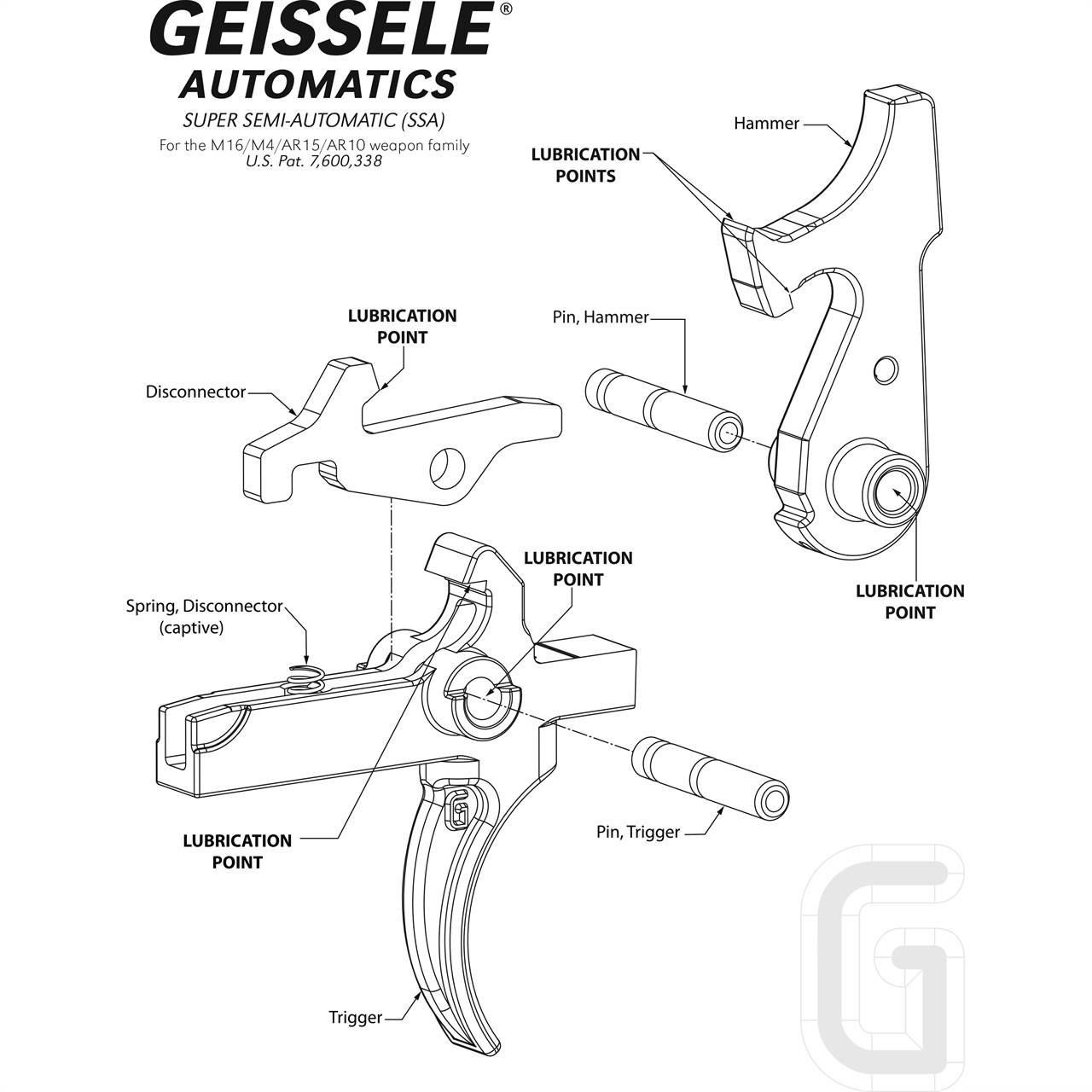 Geissele SSA Trigger (Super Semi-Automatic) | Wing Tactical