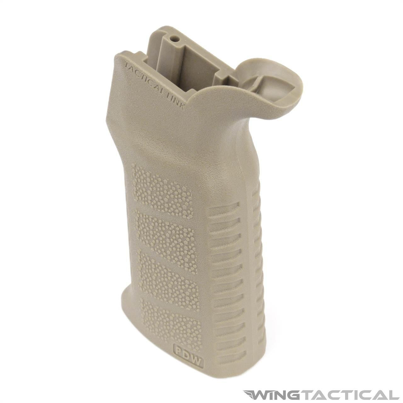 Tactical Link PDW AR-15 Pistol Grip (Aggressive PSP Texture) | Wing ...