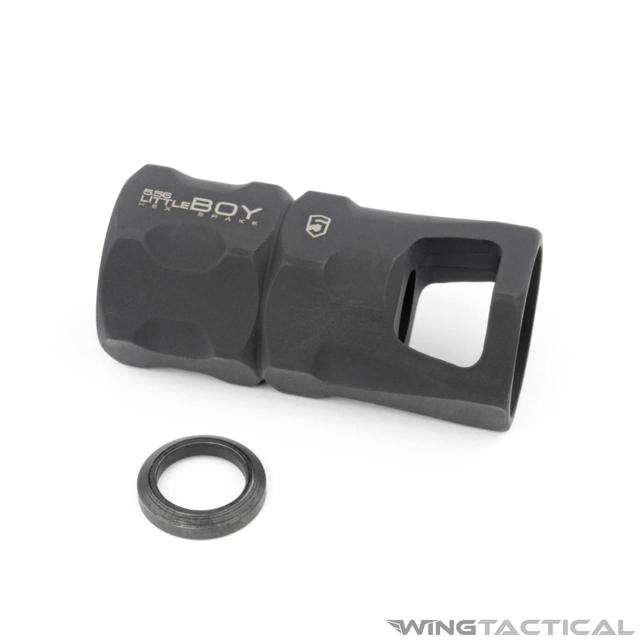 Phase 5 LittleBOY Hex Brake | 5.56 / .223 Little Boy Muzzle Boy | Wing ...