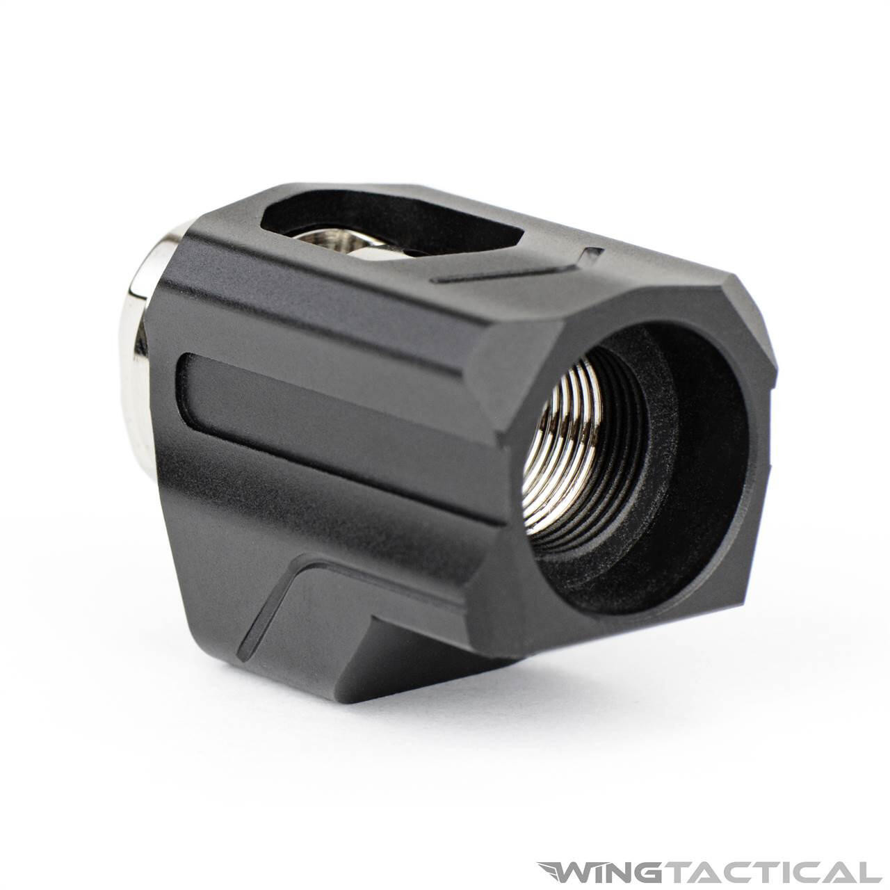 Tyrant CNC Uni-Comp Universal 9mm Pistol Compensator | Wing Tactical