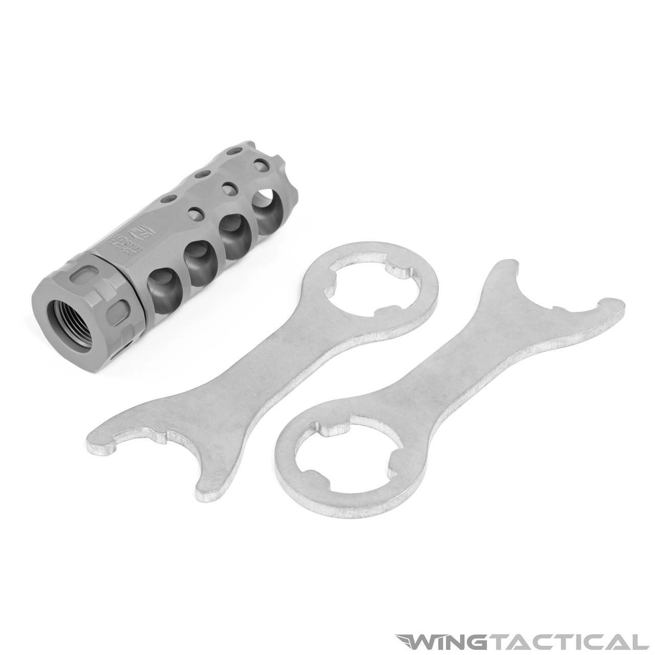 Precision Armament Hypertap Muzzle Brake (9mm/.350) | Wing Tactical