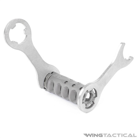 Precision Armament Hypertap Muzzle Brake (9mm/.350) | Wing Tactical