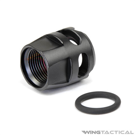 True Precision 9mm Y-Type Micro Compensator (1/2x28) | Wing Tactical