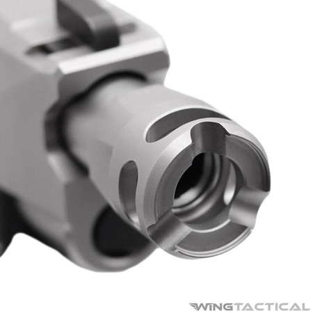 True Precision 9mm Y-Type Micro Compensator (1/2x28) | Wing Tactical