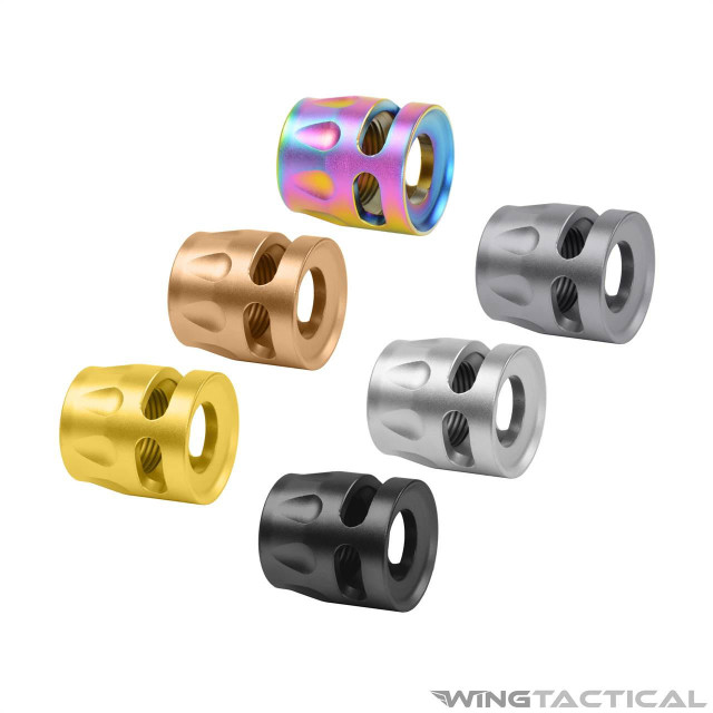 True Precision 9mm S-Type Micro Compensator (1/2x28) | Wing Tactical