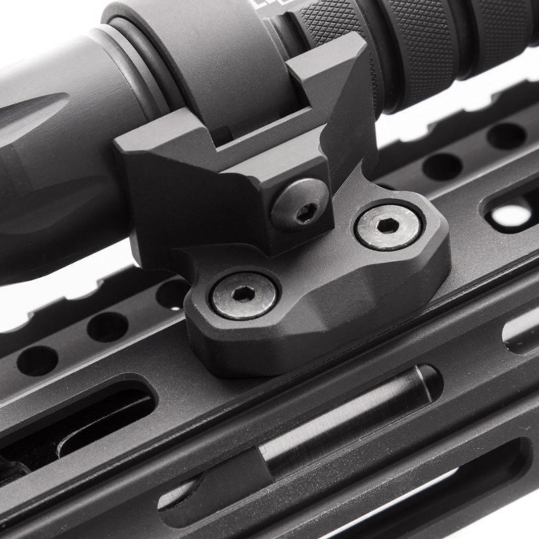 Arisaka Defense Offset M-LOK Flashlight Mount - 1" Ring