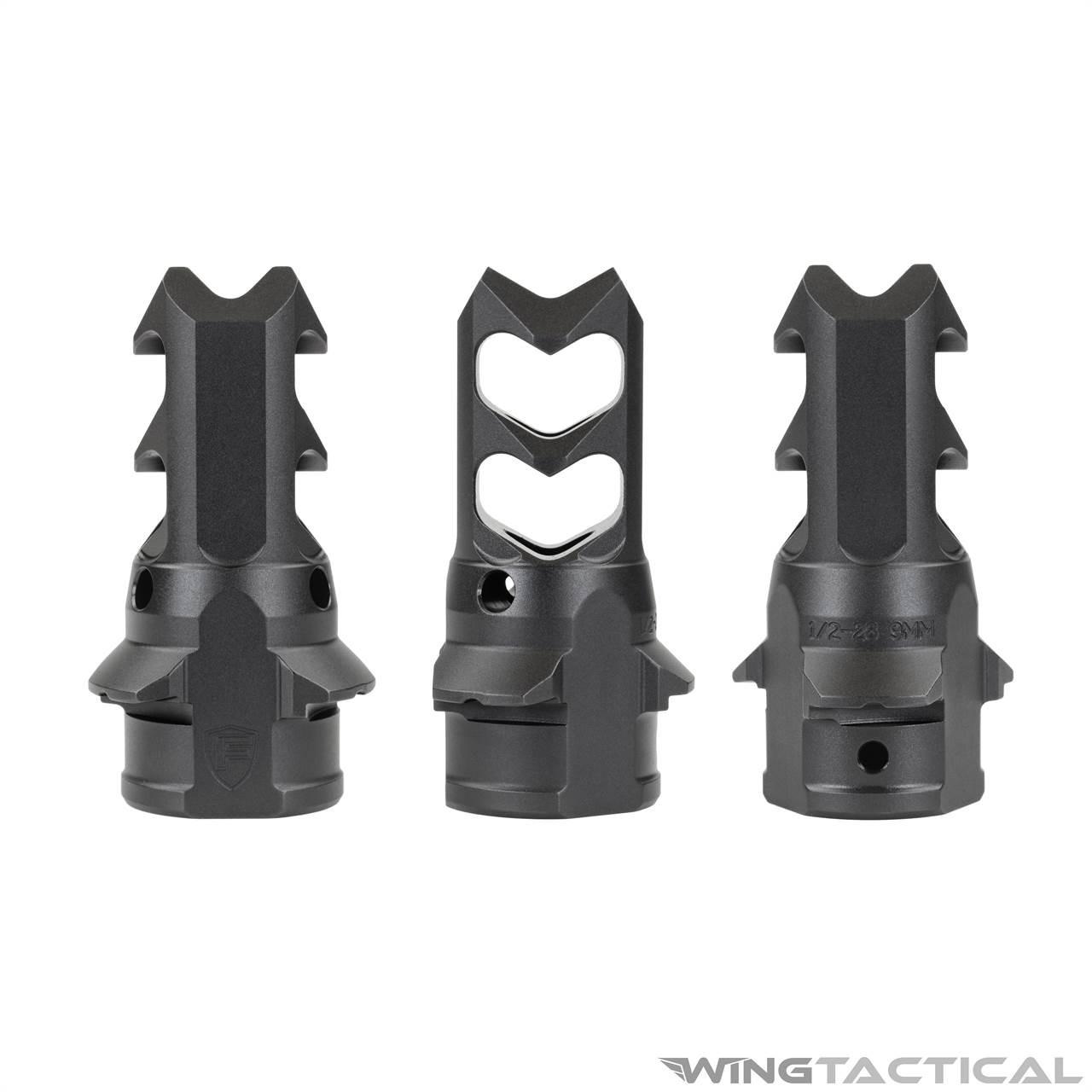 Fortis 9MM Slipstream Muzzle Brake | Wing Tactical