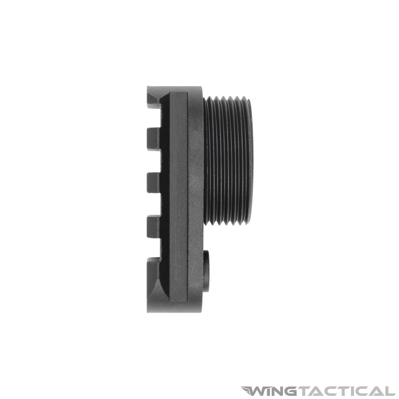 CMMG ZEROED Buffer Tube End Cap with Picatinny Rail Sections