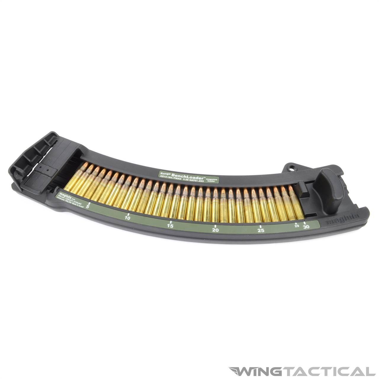 Maglula Range BenchLoader | AR 15 Magazine Speed Loader | Wing Tactical