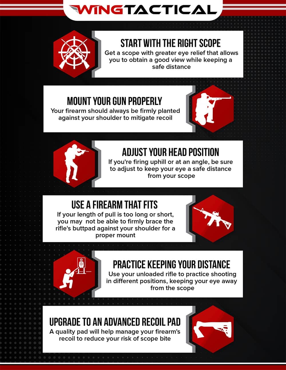 How to Prevent Scope Bite - Wing Tactical