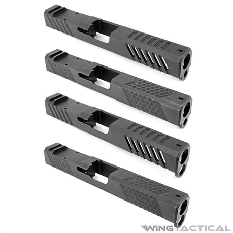Grey Ghost Precision Stripped Slide for Glock 17 | Custom G17 Slide