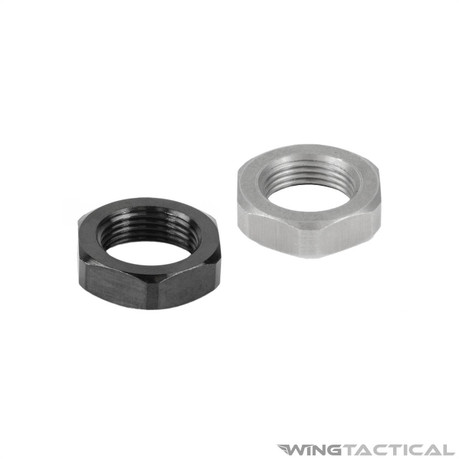 Iron City Rifle Works 1/2-28 Slim Titanium Jam Nut | Wing Tactical