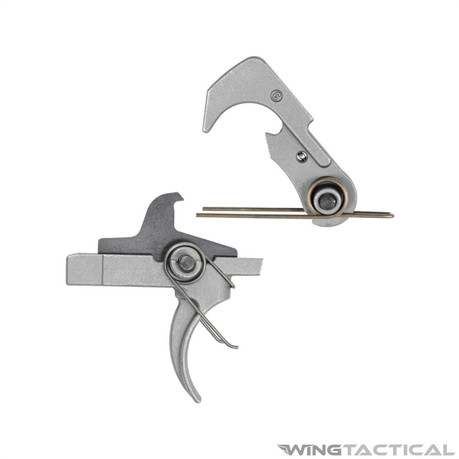 BATTLEARMS Polished Nickel Teflon Enhanced Trigger Kit | Wing Tactical