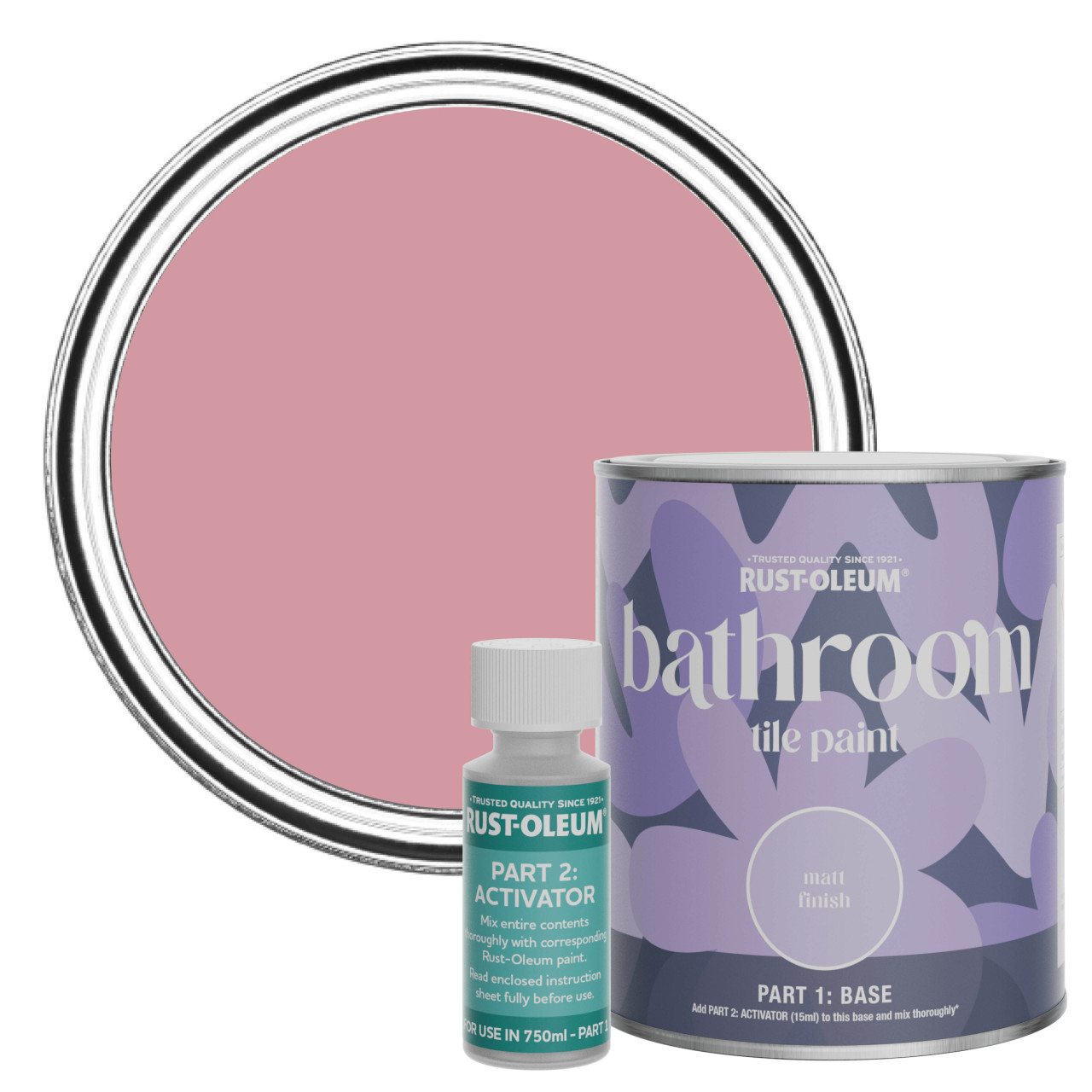 Bathroom Tile Paint, Satin Finish - Little Light 750ml - Rust-oleum
