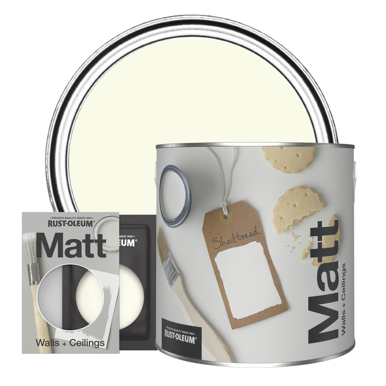 Shortbread Furniture & Trim Paint - Matt White Finish