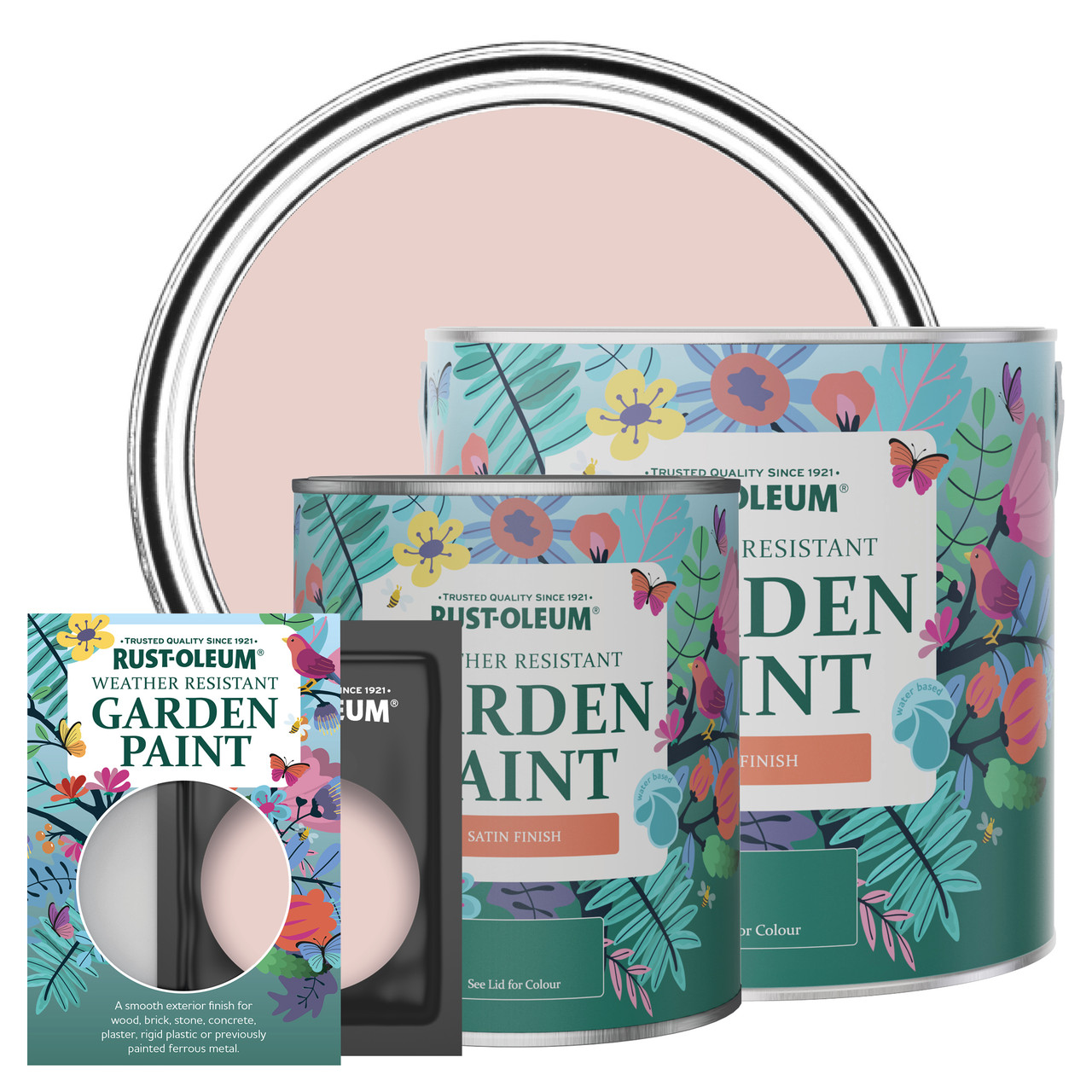 Pink Champagne uPVC Satin Paint - Satin Pink Finish | Rust-Oleum