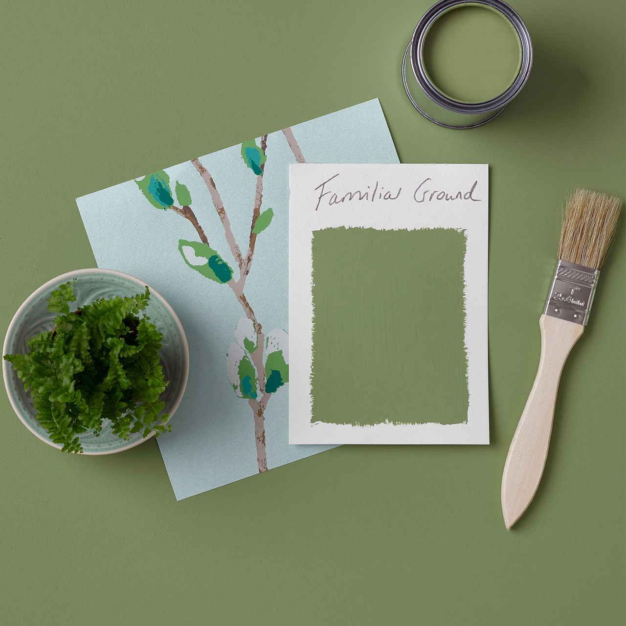 Familiar Ground uPVC Satin Paint - Satin Green Finish | Rust-Oleum