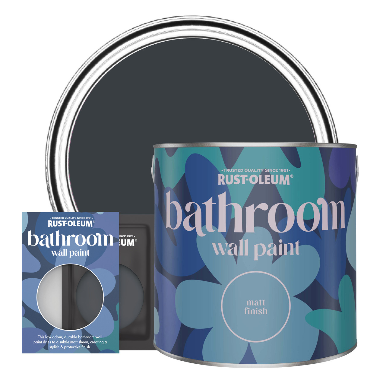 Washable Matt Wall Paint - ANTHRACITE (RAL 7016) - Rust-oleum UK