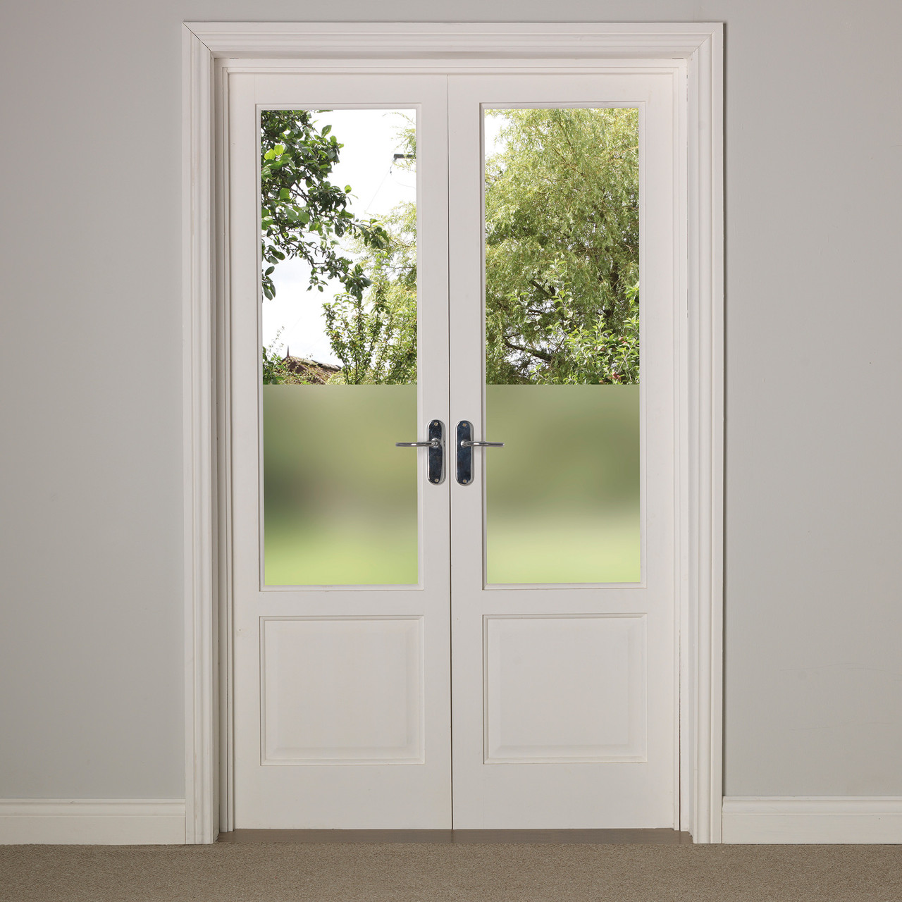 Frosted Glass Spray Paint, Matt Finish - White 150ml - Rust-oleum UK