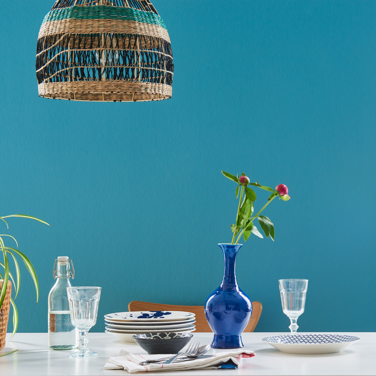 Cerulean Wall & Ceiling Paint - Matt Blue Finish | Rust-Oleum