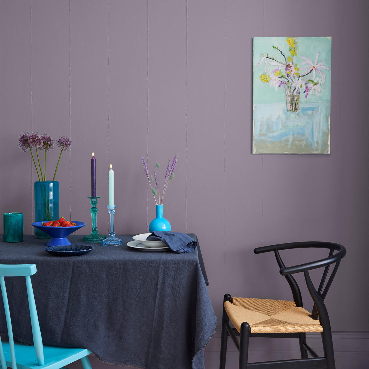 Iris Wall & Ceiling Paint - Matt Purple Finish | Rust-Oleum