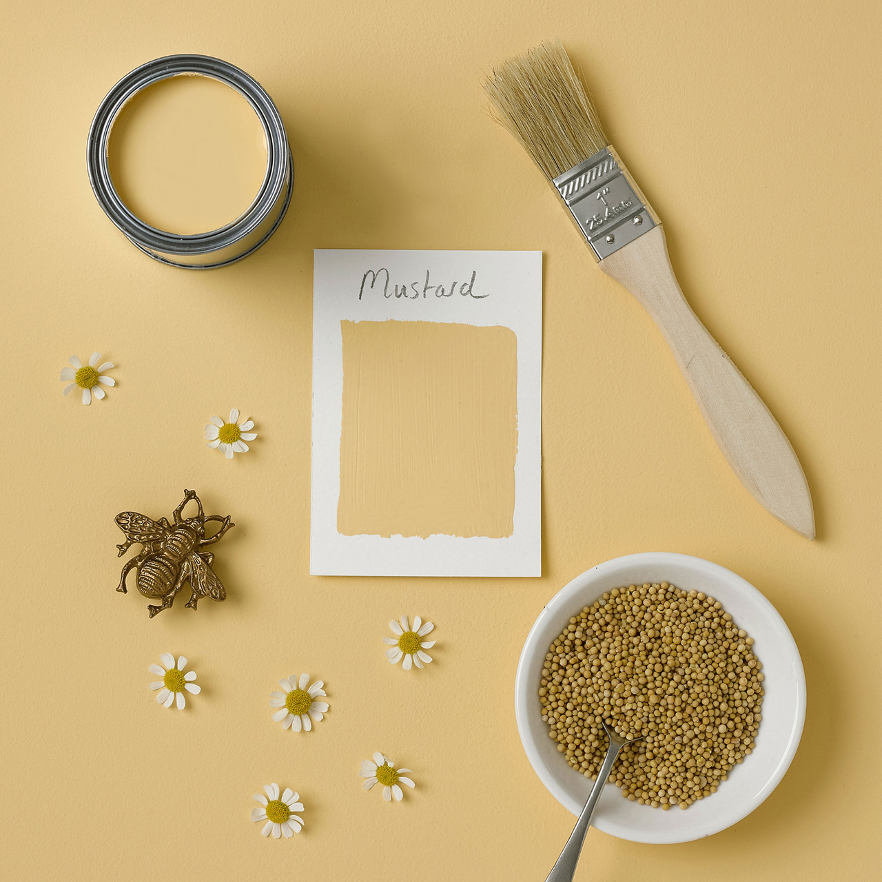 Mustard Wall & Ceiling Paint - Matt Yellow Finish | Rust-Oleum