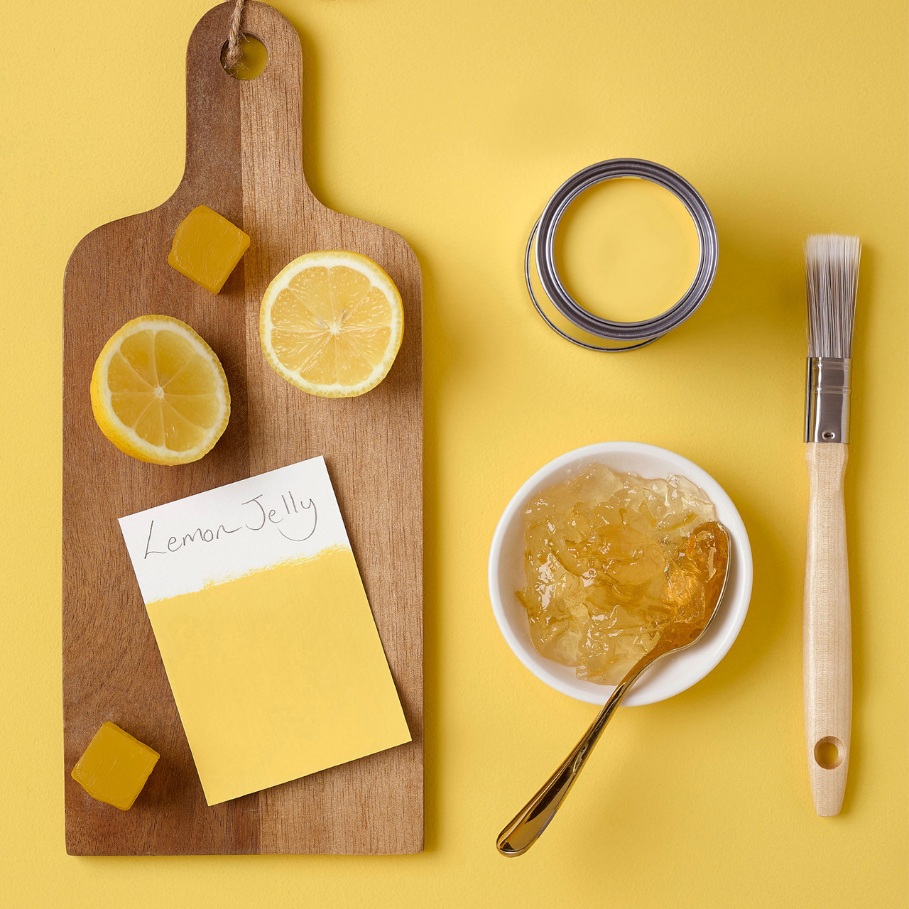 Floor Wood & Concrete Paint, Chalky Finish - LEMON JELLY - Rust-oleum UK