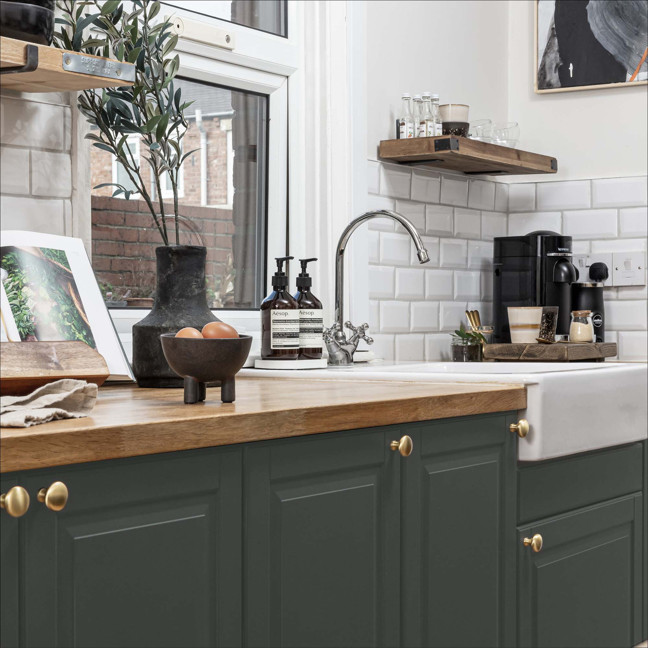 Graphite Kitchen Cupboard Paint - Matt Grey Finish