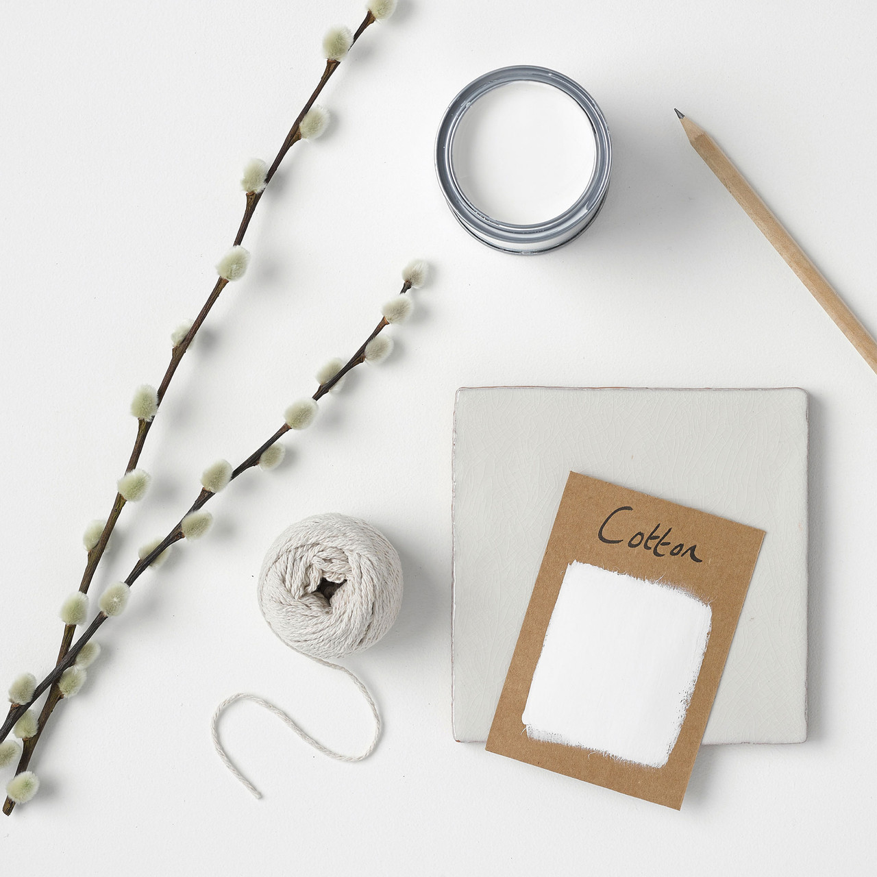 Cotton Furniture & Trim Paint - Matt White Finish