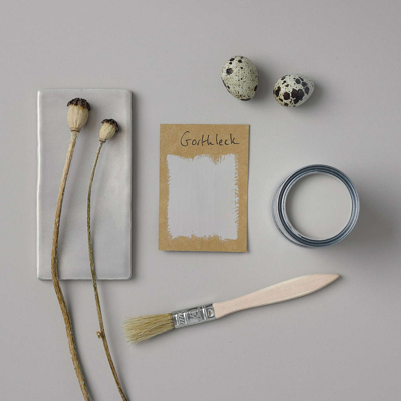 Gorthleck Bathroom Tile Paint - Gloss Grey Finish