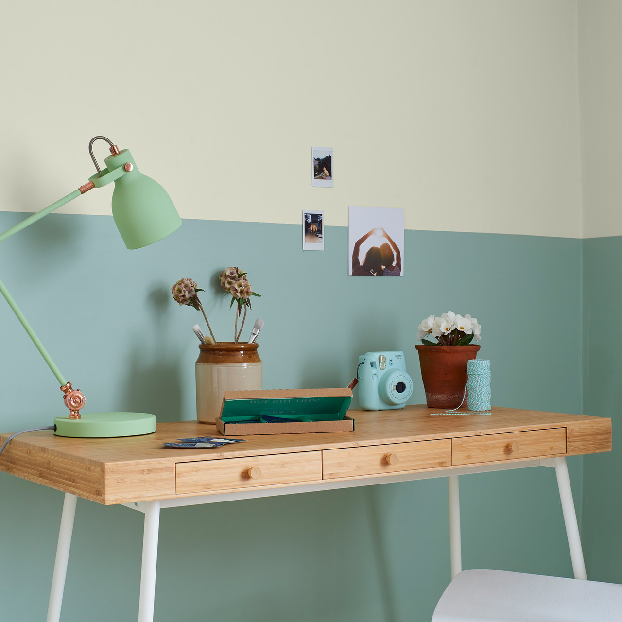 Rust-Oleum Washable Green Matt Wall Paint - Apple Blossom - Rust-oleum UK