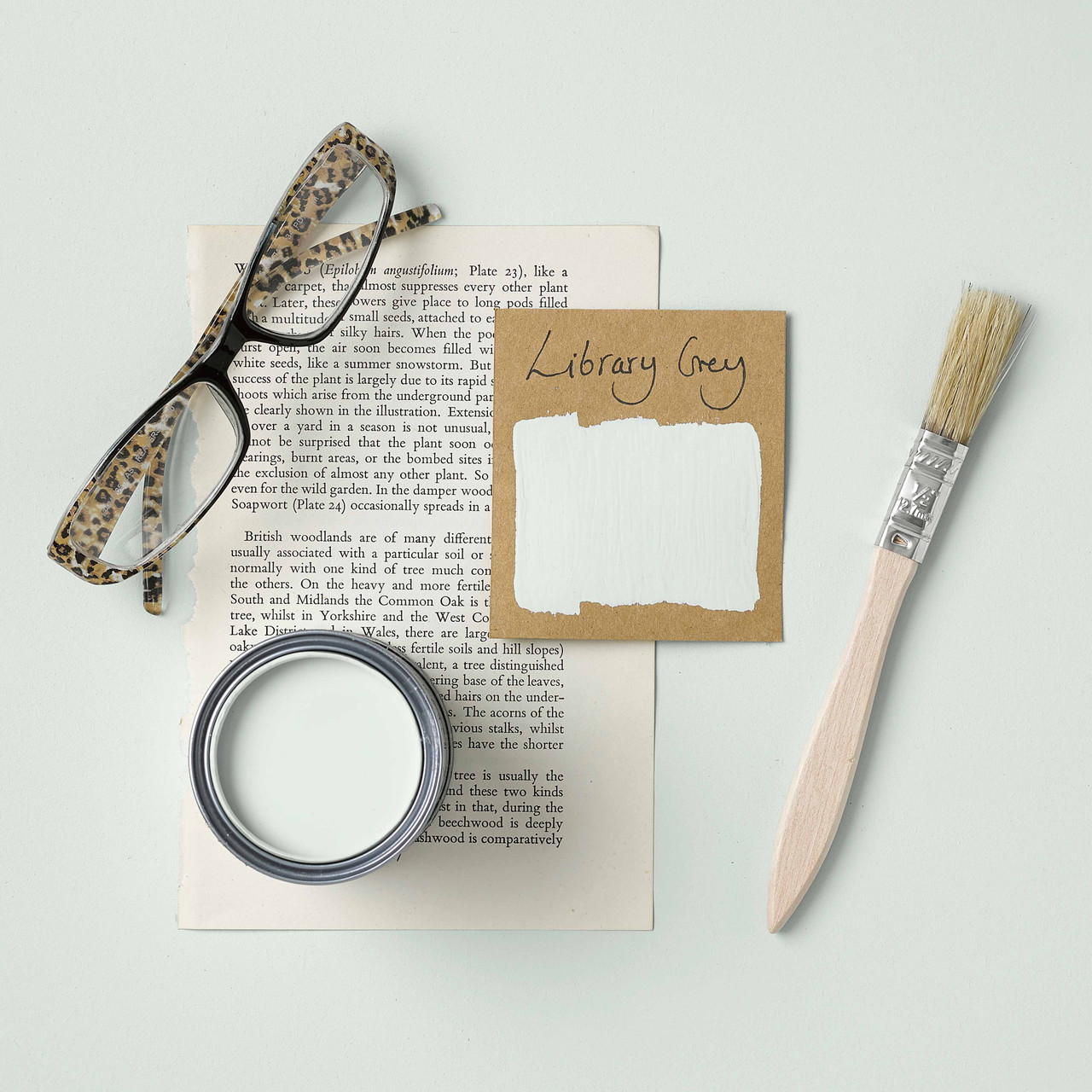 Interior Wood Paint, Matt Finish - Library Grey - Rust-oleum