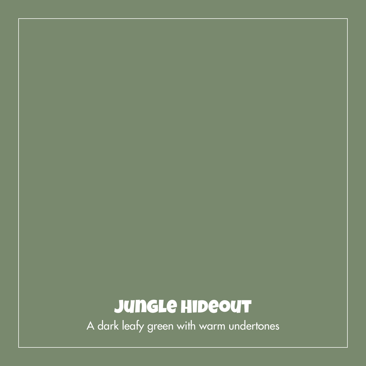Furniture & Toy Paint, Matt Finish - Jungle Hideout 750ml